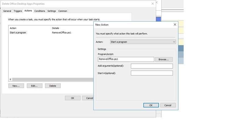 GPO scheduled task configuration powershell script - Windows - Spiceworks Community