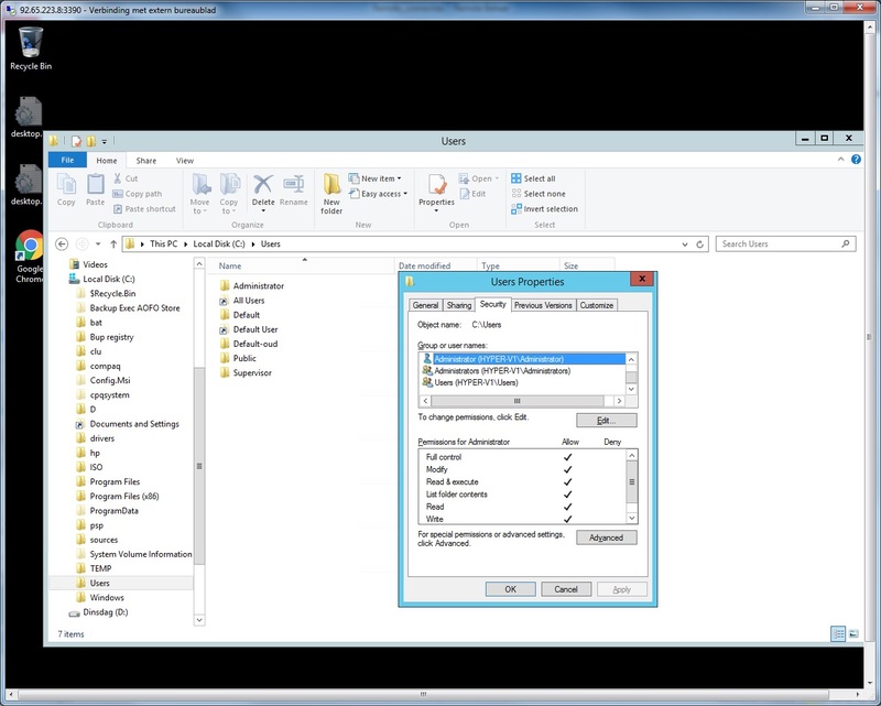 Windows 2012 R2 taskbar buttons shows blank page. - Software ...