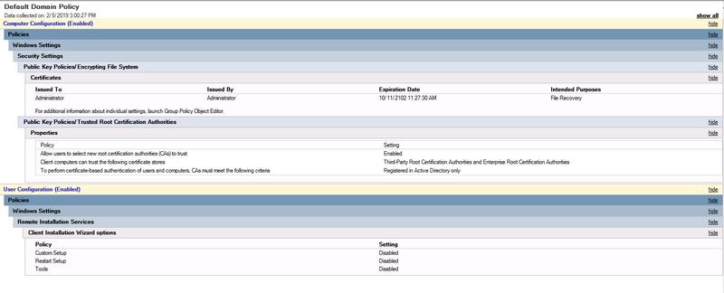 Help! Resetting Default Domain Policy - Server 2008 R2 - Software & Applications - Spiceworks ...