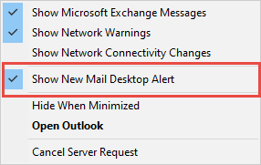 How to get the envelope overlay on the outlook icon in the taskbar ...