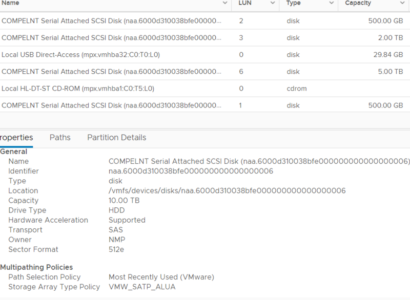 Recommended Multipathing Policy for Dell Compellent scv2020 in VMware 6 ...