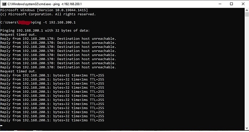 Ping stopping randomly - LAN - Networking - Spiceworks Community
