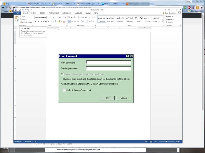 Need help with our AD Password reset - Windows - Spiceworks Community
