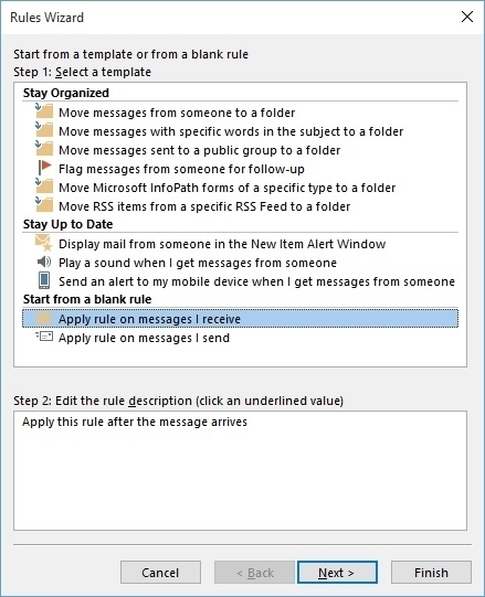 How to move internal emails to a folder when using MS Exchange Server - Software & Applications ...