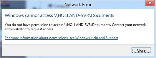 No Permission Access to Redirected Folders - Software & Applications - Spiceworks Community