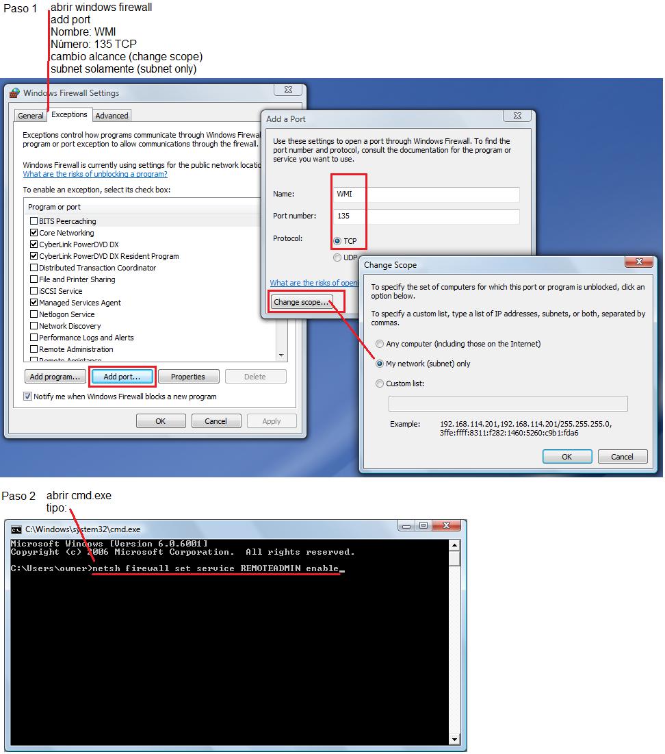 No logro configurar bien el WMI - Windows - Spiceworks Community