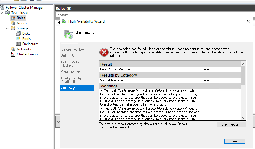 Making Hyper V Vms Highly Available Without Shared Storage In A Failover Cluster Configuring