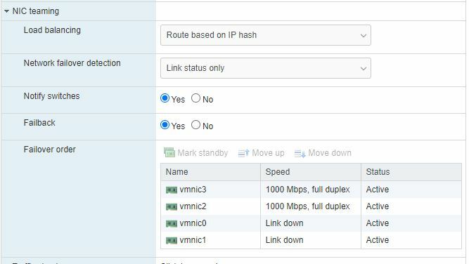 Mikrotik and Esxi 6.7 NIC teaming (802.3ad) - Virtualization - Spiceworks Community