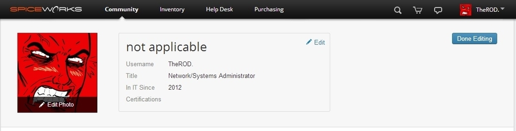 Change your profile pic - IT & Tech Careers - Spiceworks Community