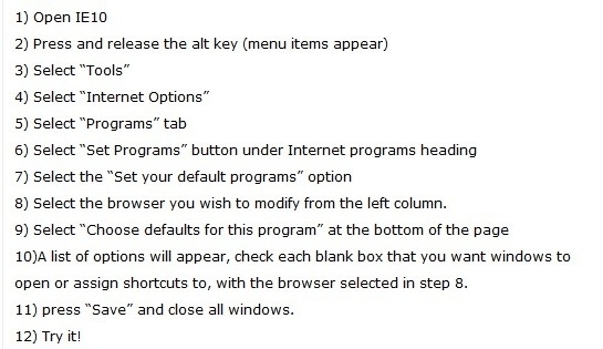 Create shortcut to open URL in non-default browser - Software ...