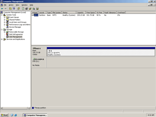 Setting Up Partition of SBS 2003 - Software & Applications - Spiceworks Community