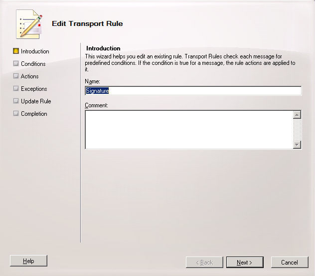Create an Email Signature Using an Exchange Transport Rule - Software ...