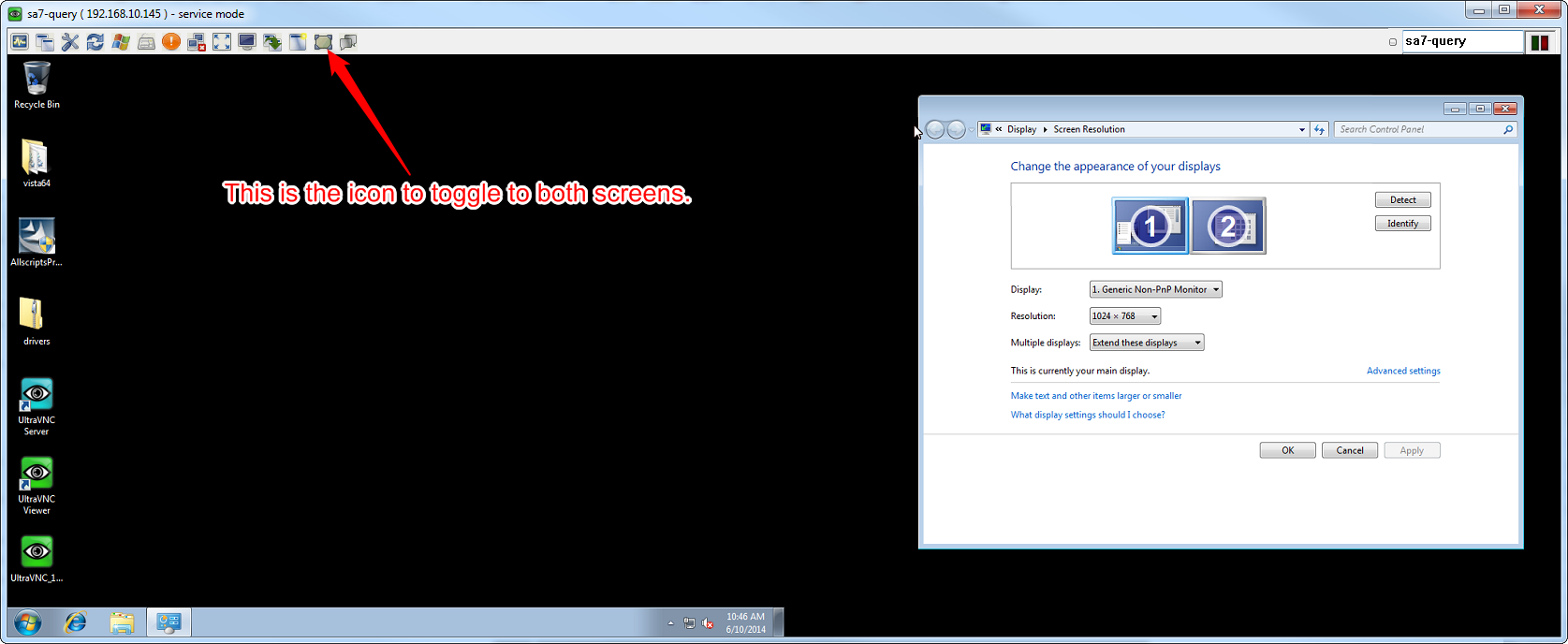 Vnc Support For Multiple Monitors Networking Spiceworks Community