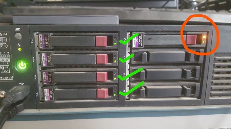 Raid 5 | 5 Hardisk 1 Red Light - Hardware & Infrastructure - Spiceworks ...