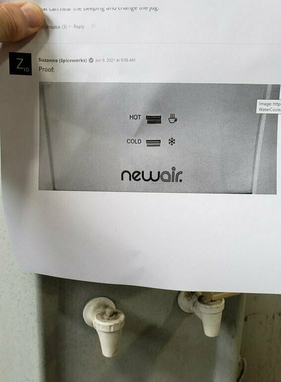 Do you guys actually have water coolers? - Water Cooler - Spiceworks ...