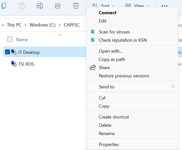 Is there a way to pin a file an rdp file to the start menu. - Software ...