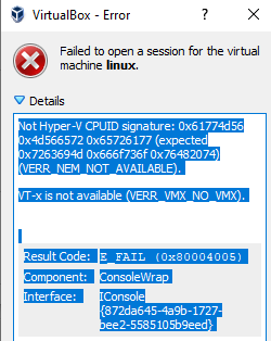 Why VM not starting in virtualbox - Virtualization - Spiceworks Community