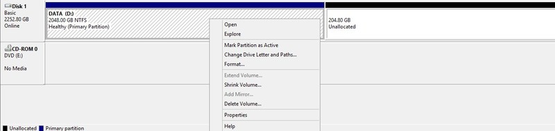 Expand Partition On Virtual Machine Issue - Virtualization - Spiceworks Community
