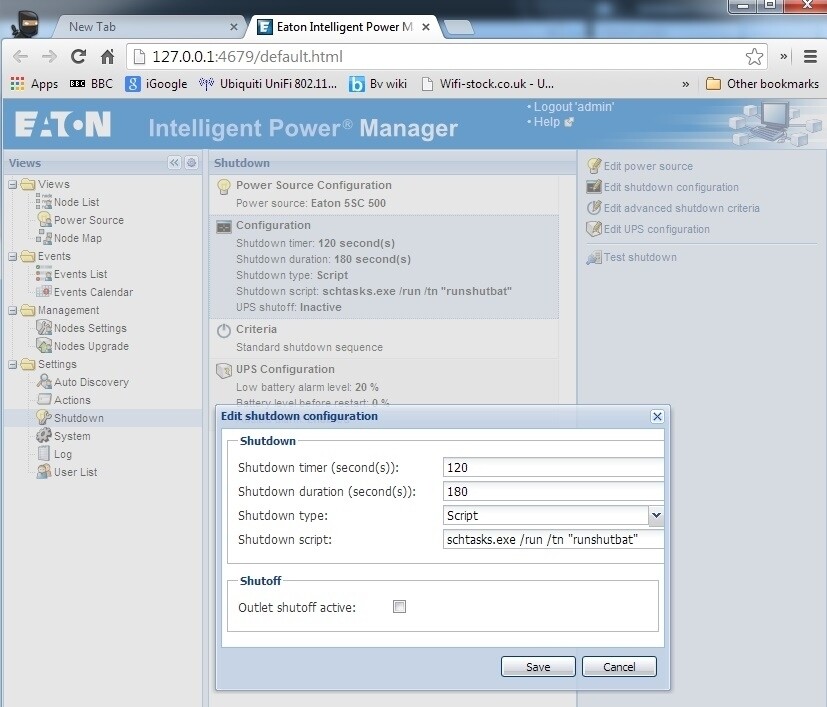 How to gracefully shut down vsphere 5.x (ESXi Free) using an Eaton UPS (with IPM) and the ...