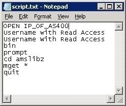 How to automate AS400 (iSeries) backup onto Windows Network - Hardware & Infrastructure ...