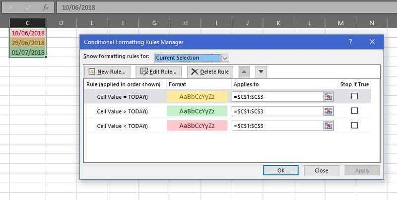 Excel Conditional Formatting - Software - Spiceworks Community