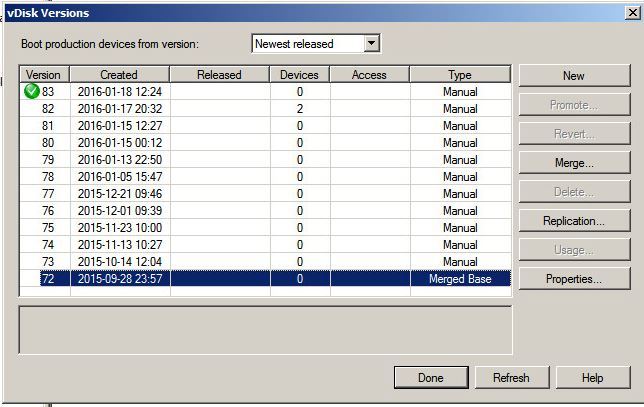 Delete old vDisk versions (Citrix PVS) - Software & Applications - Spiceworks Community