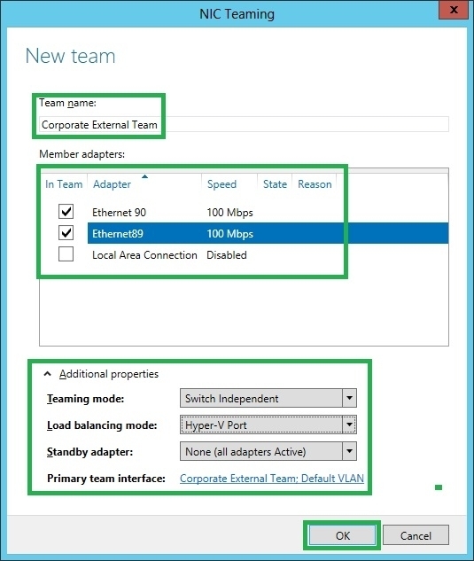 Hyper-v NIC teaming LACP - Virtualization - Spiceworks Community