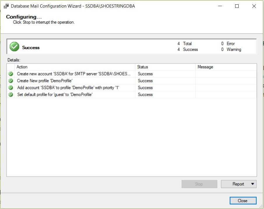 Setting Up SQL Server Database Mail (SSMS) - Databases - Spiceworks Community