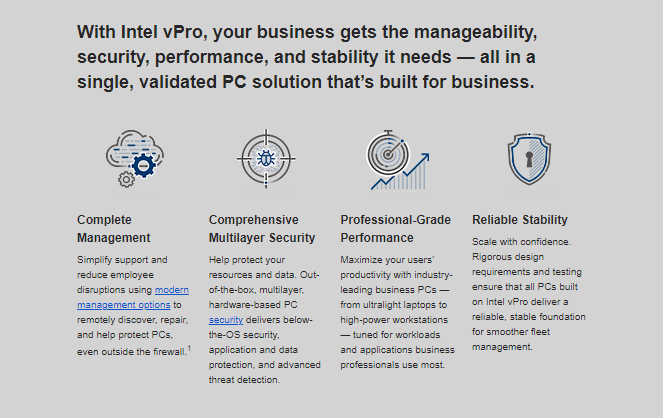 Tackle PC Security and Management Challenges with Intel vPro - Intel ...