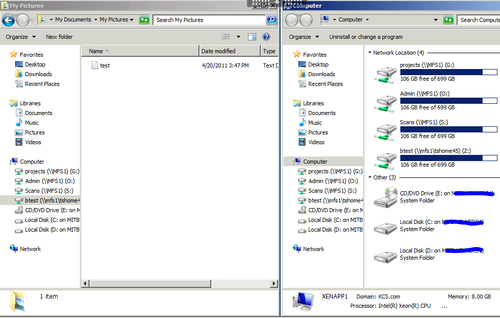 Moving Files into Citrix (XenApp Desktop) from local computer ...