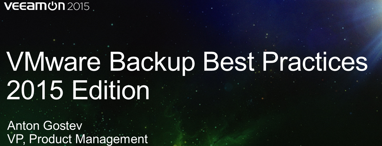 Virtualize Veeam Backup Server - #5 by pu36 - Data Storage, Backup & Recovery - Spiceworks Community