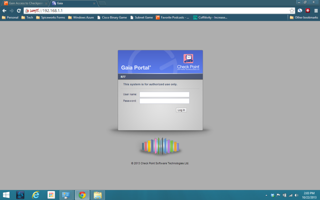 Gain Access to Checkpoint Management Port - Security - Spiceworks Community