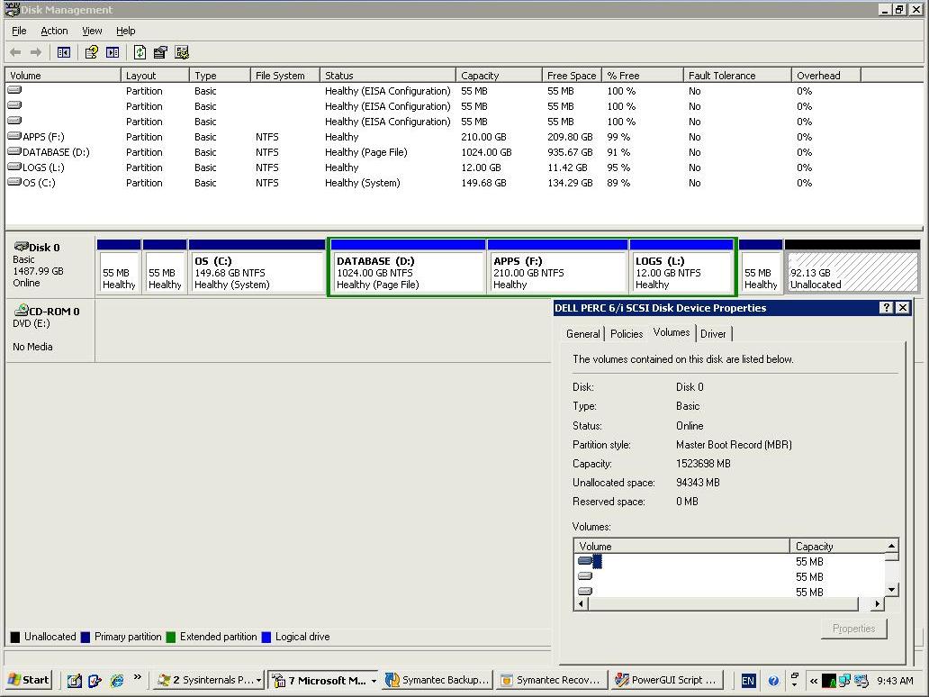 Safe Formating EISA and Unknown partition after restoring Backup to ...