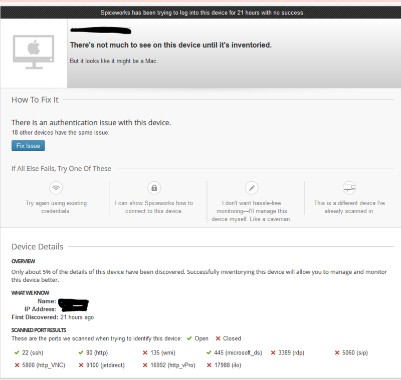 Scan Bug Spiceworks Fails To Scan Linux When Port 445 Is Open Spiceworks Support