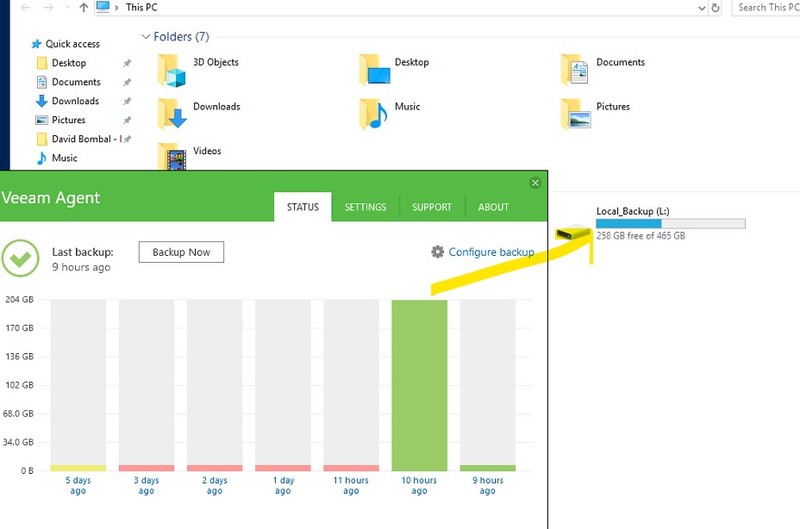 Veeam Endpoint Backup Not Truncating Or Deleting Old Backups Out Of Space Data Storage