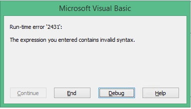 Microsoft Access VBA Setting Parameters - Databases - Spiceworks Community