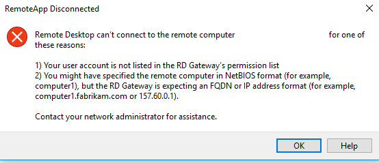 RemoteApps disconnected - Windows - Spiceworks Community