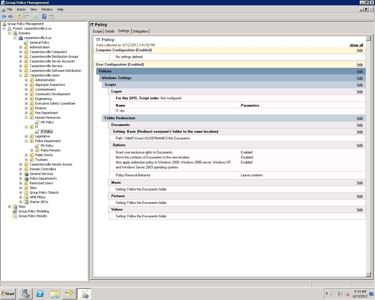 Trouble with folder redirection applying network locations to "my documents" - Software ...