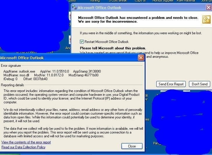 Outlook.exe application error, starting in Safe Mode - Software ... Outlook.exe application error, starting in Safe Mode - Software ...
