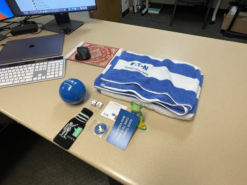 Swag Alert - Thanks Eaton! - Water Cooler - Spiceworks Community