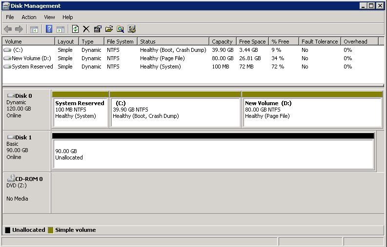 Moving partitions on server - Software - Spiceworks Community