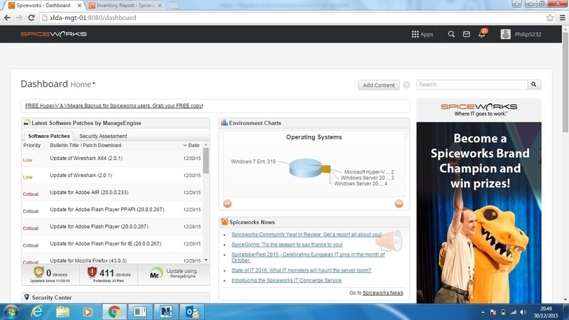Inventory Report - Spiceworks Support - Spiceworks Community