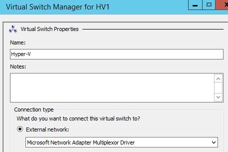 Using Multiple NICS with ONE Hyper-V Virtual Switch - Virtualization - Spiceworks Community