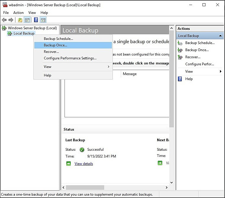 Back up Exchange log files using Windows Server Backup? - Software & Applications - Spiceworks ...