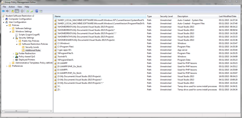 Issue with Software Restriction Policys - Windows - Spiceworks Community
