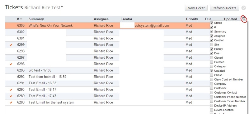 The filter options for Spiceworks ticket columns doesn't appear to work - Spiceworks Support ...