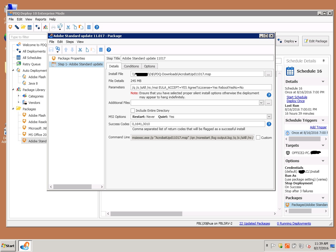 Adobe Standard update with PDQ Deploy - Software - Spiceworks Community