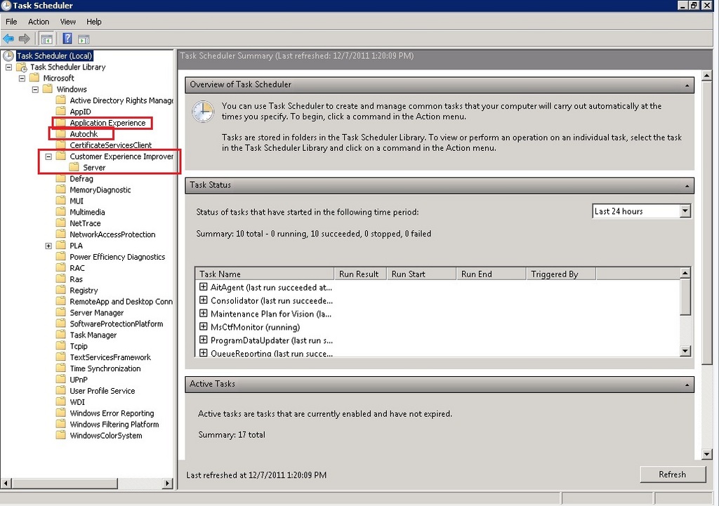 Stopping Windows Customer Experience Scheduled Tasks - Windows - Spiceworks Community