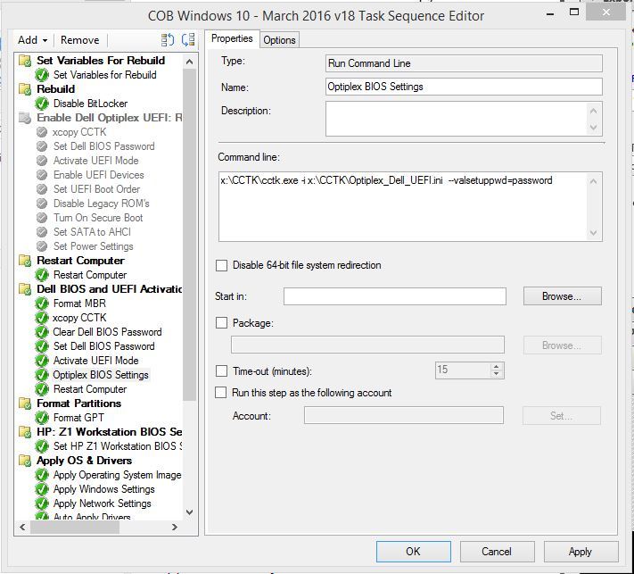 Enable UEFI through SCCM Task Sequence on Dell Optiplex's - Software - Spiceworks Community