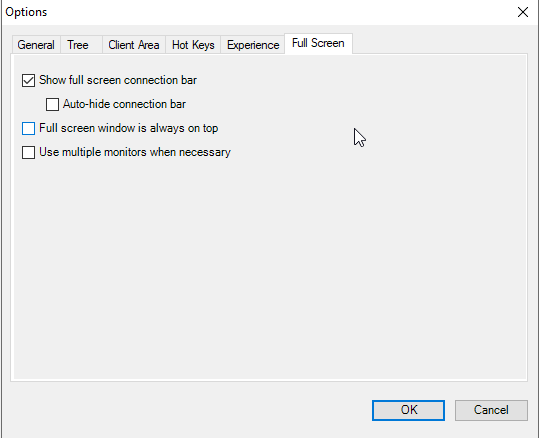 RDCMan Full-Screen Mode Not Functioning Properly When Maximized - Microsoft - Spiceworks Community